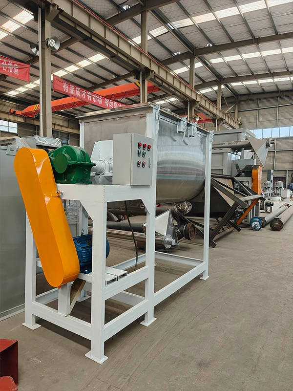 U-Type Horizontal Blender with Belt Mixer for Food Factory ...