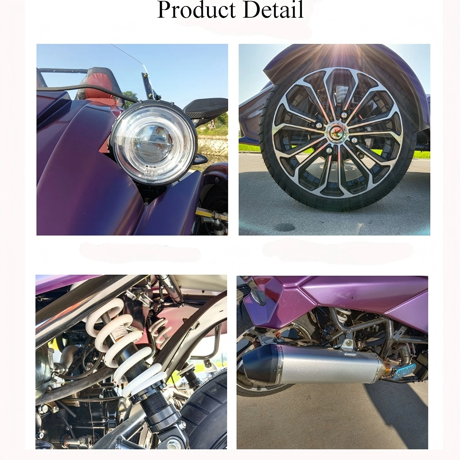 Luxury Adult Racing Tricycles - Electric Motorized Motorcycles