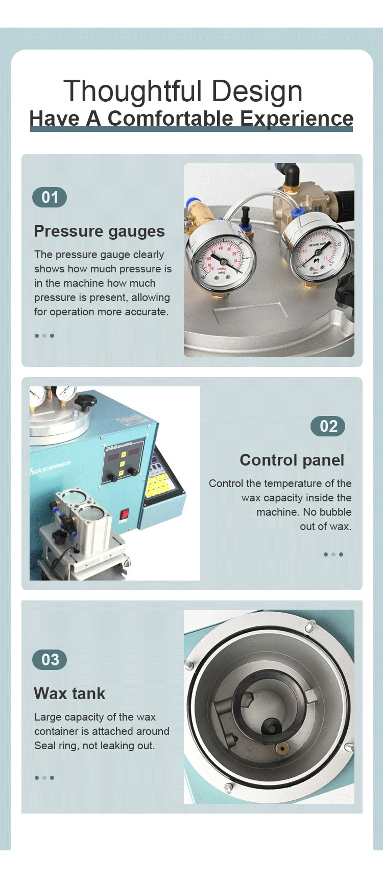 D-VWI-2 Wax Injecting Machine - Efficient Jewelry Casting