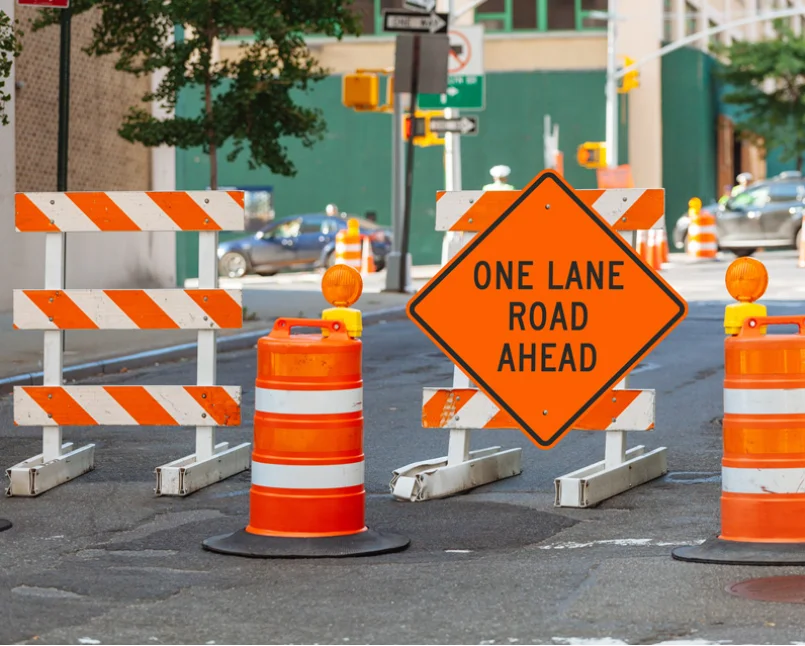 Custom Road Construction Work Sign Aluminum 3m Reflective Traffic Road ...