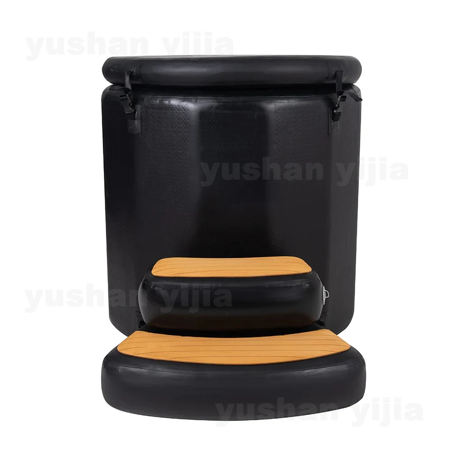 Inflatable Drop Stitch Spa Bathtub With Cold Plunge Function For Ice ...