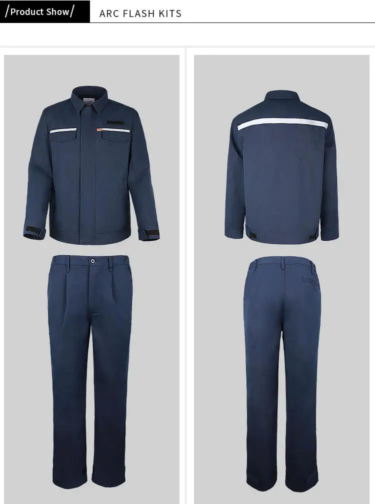 12 Cal Arc Flash Suit Electrical Arc Flash Protec Fireproof Electric ...