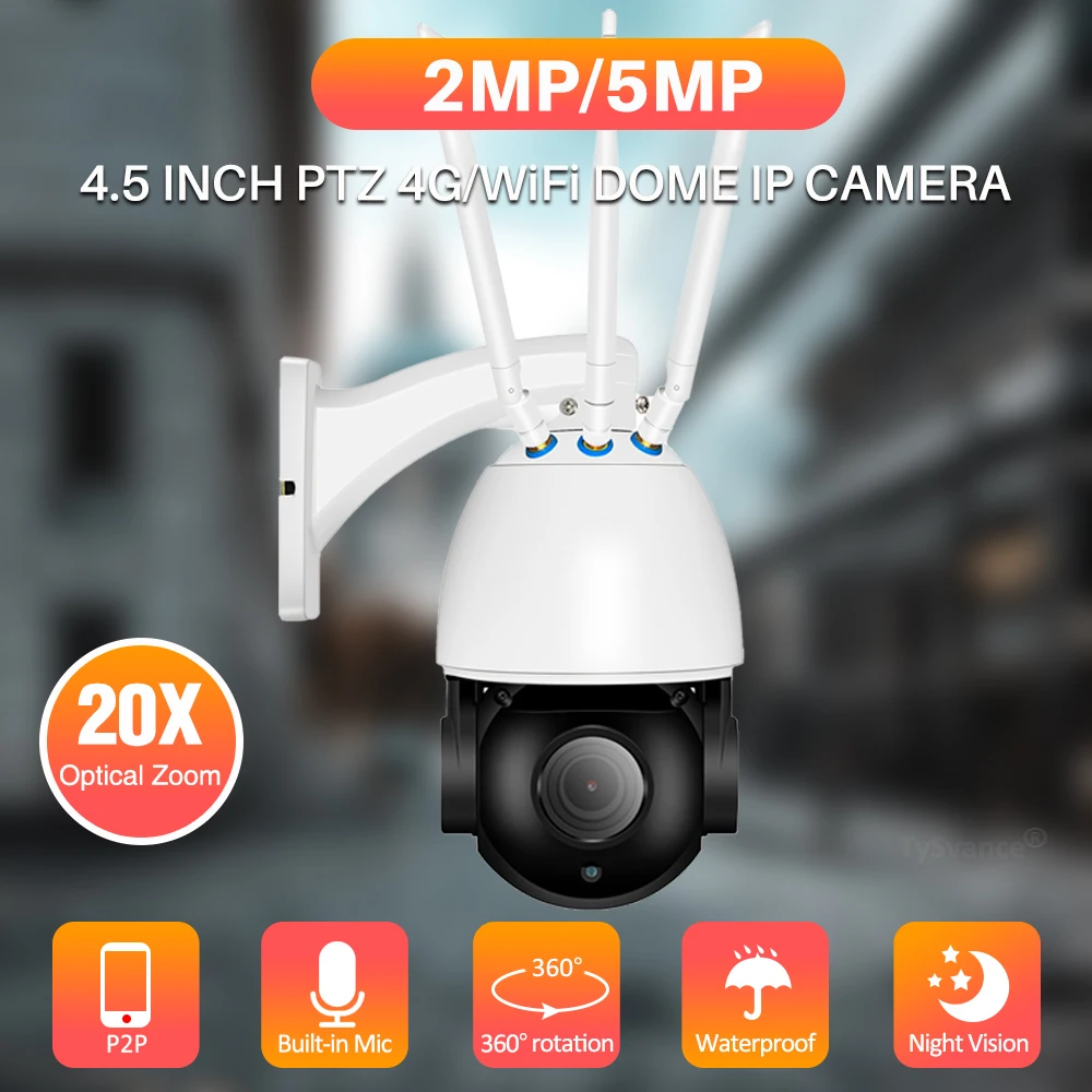 Outdoor 5mp With 30x Zoom Camera Motion Detection Network Ptz Camera ...