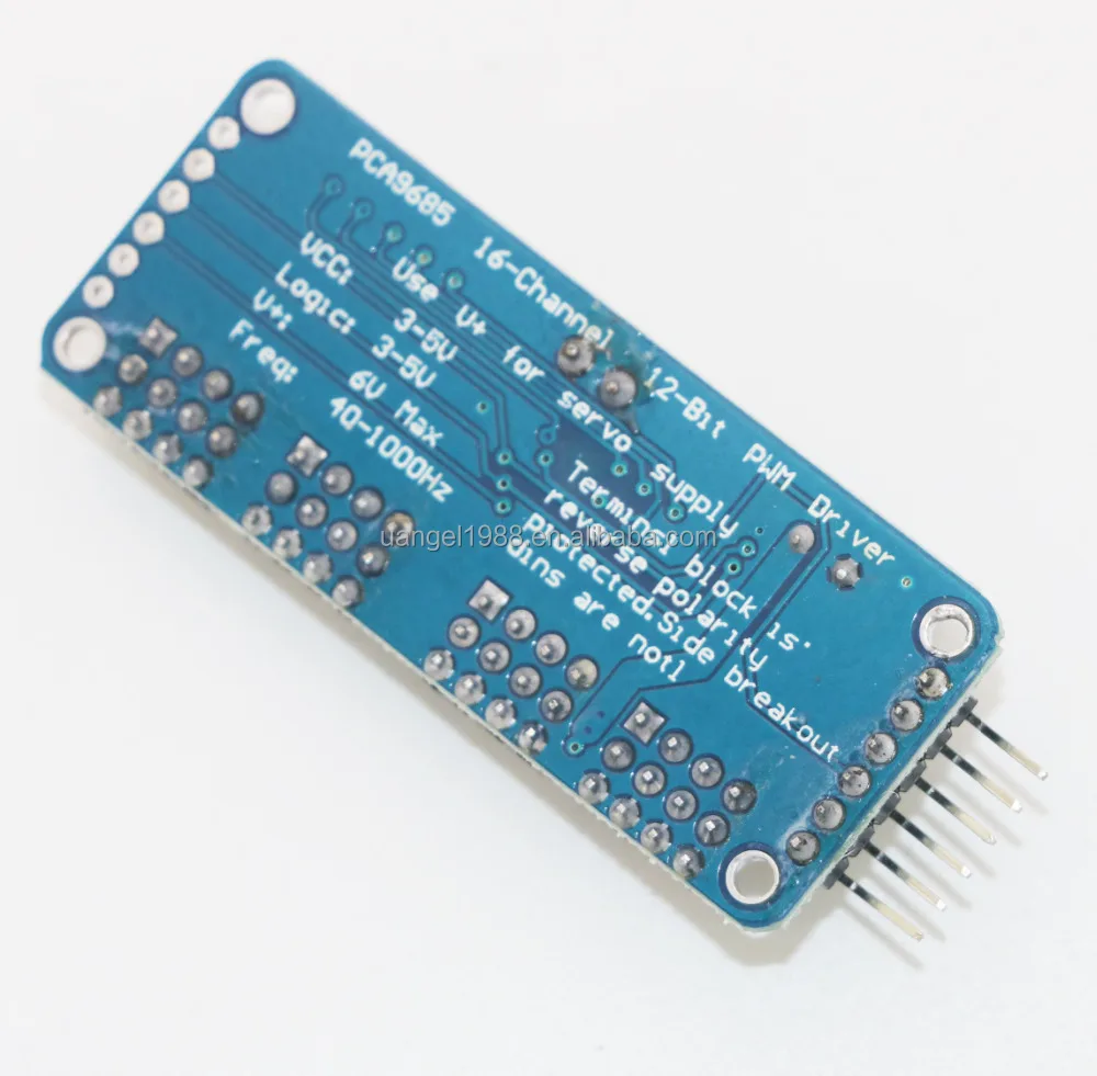 16 Channel 12-bit PWM Servo Driver-I2C Interface Module for Raspberry ...