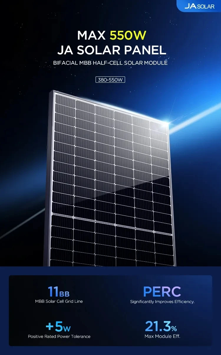 China Frame Solar Module Ja Solar Module Solar Panel 535w 540w 545w ...