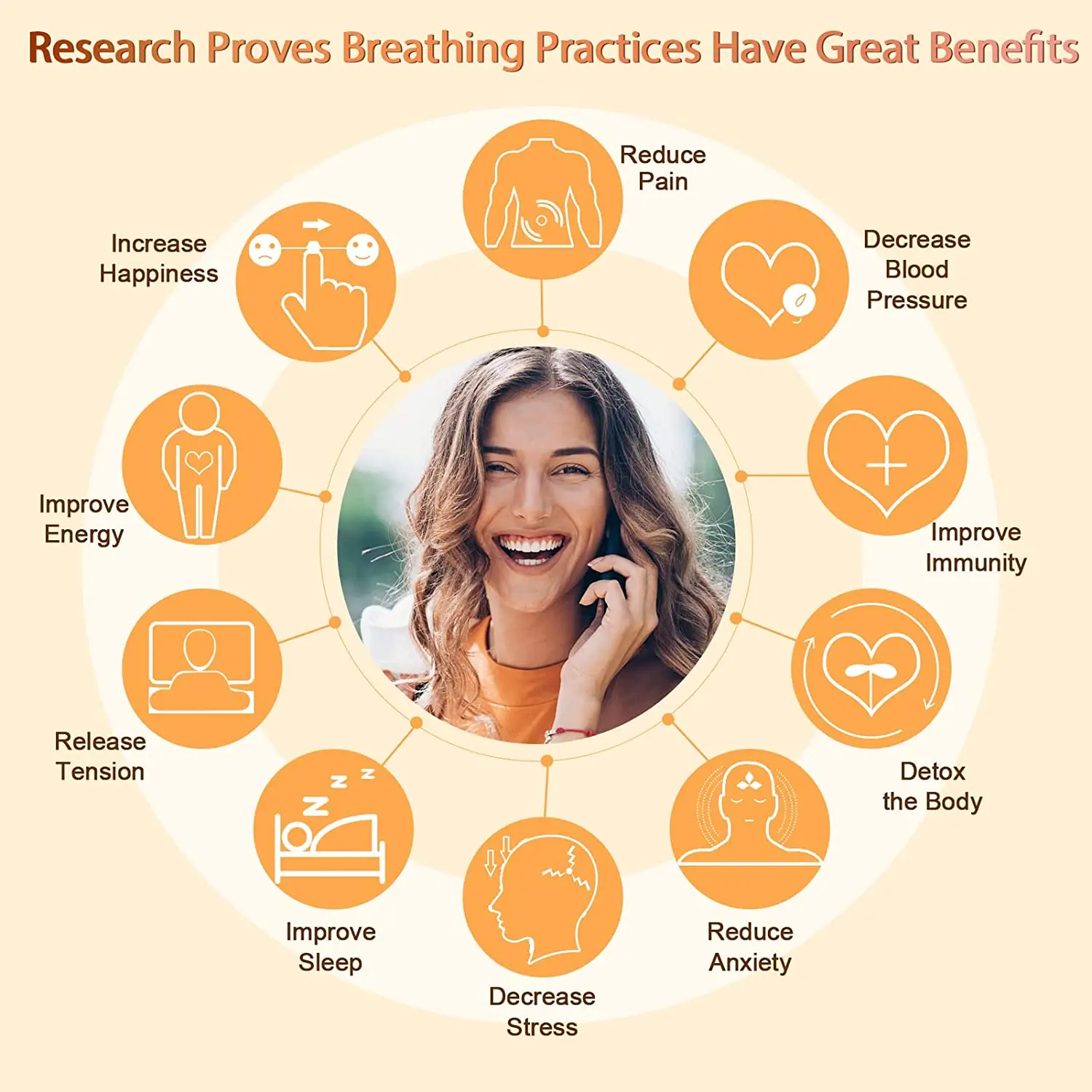 Anxiety Necklace - Stainless Steel Breath Meditation Whistle