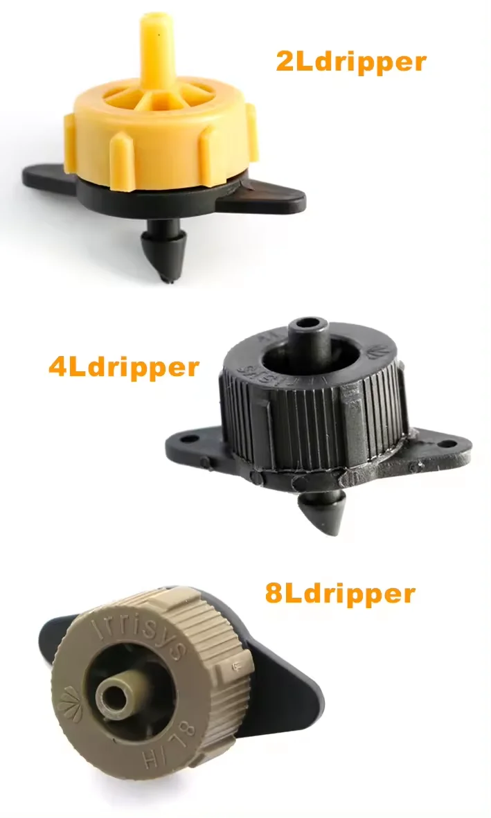 Drip Irrigation System Dripper Plastic Pressure Compensated Drip 2l 4l ...