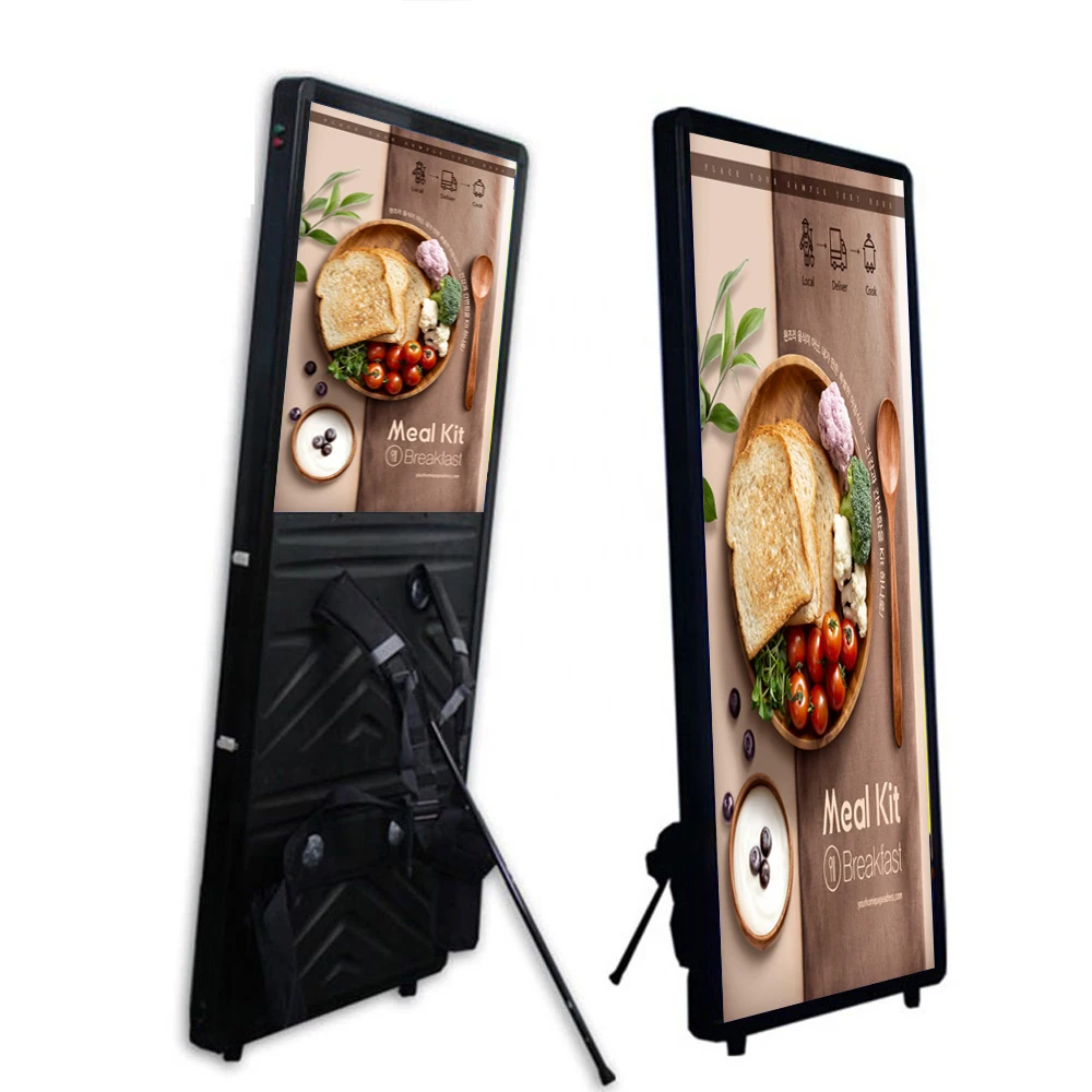 Portable LED Backpack Light Box - Movable Billboard Advertising