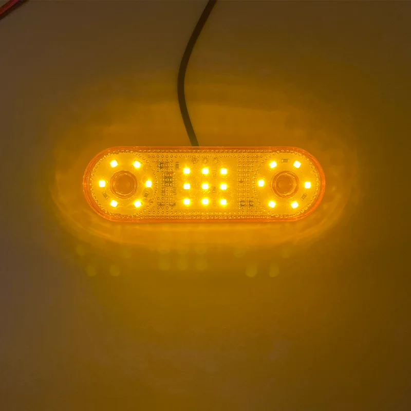 Bd-091 Universal 24v 3-5w Yellow Led Side Marker Light For Truck ...