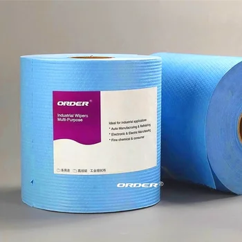 Embossed Surface Jumbo Perforated Roll Non Woven Oil Absorbent Heavy ...