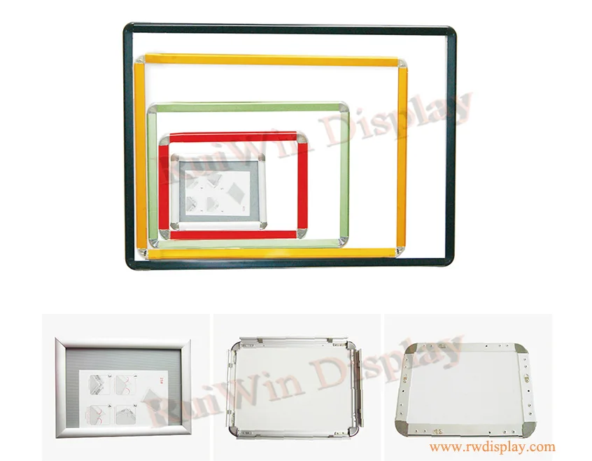 Buy Wall Mounted A4 Advertising Board 25mm Profile Aluminum Snap Frame ...