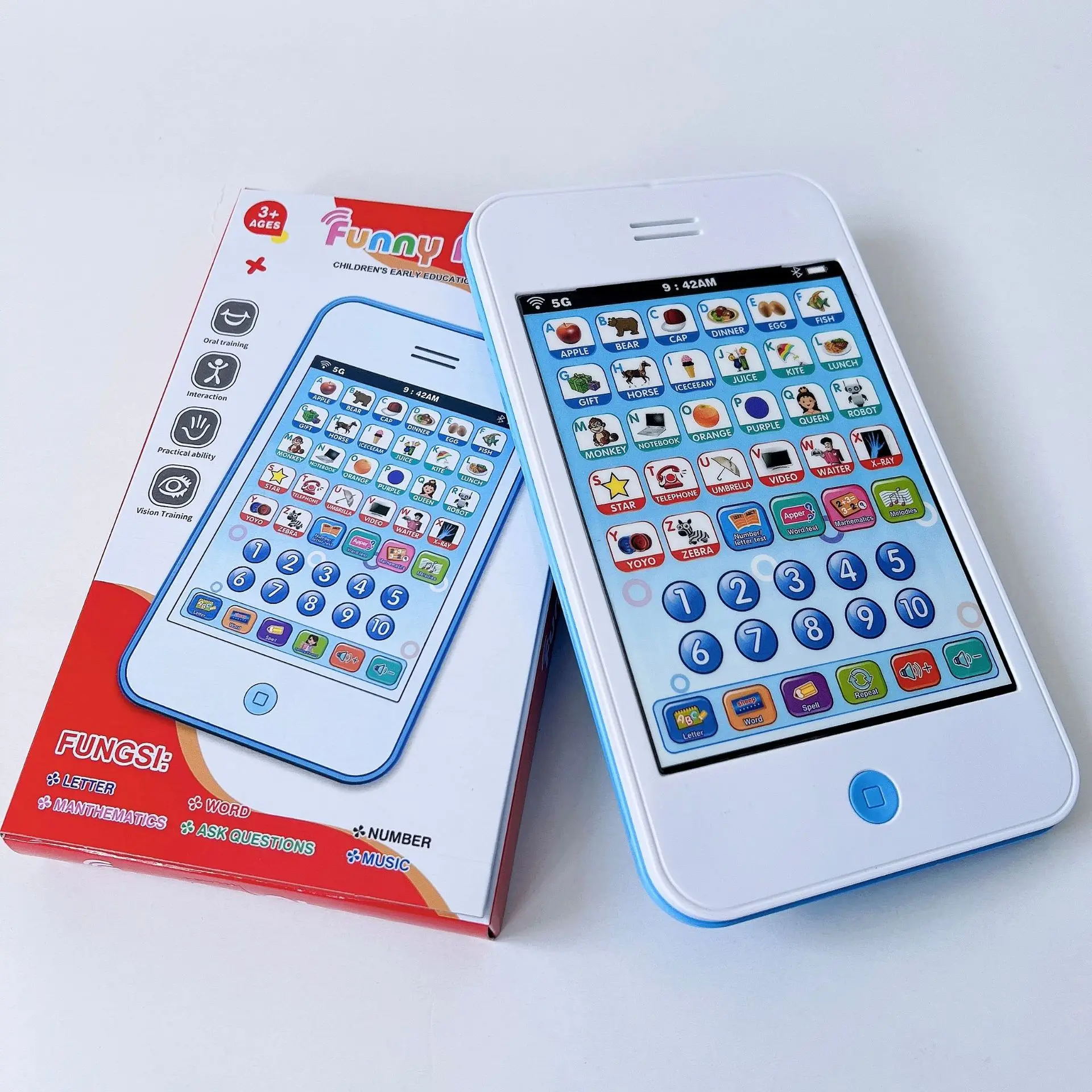 Hot Selling Kids Learning Tablet Children Educational Early Reading ...