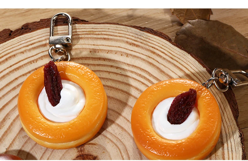 Realistic Cookie Keychain Creative Simulation Food Keychain Cookie ...