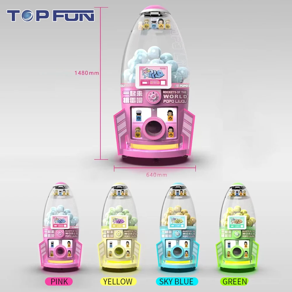 Shopping Mall Coin Operated Children Gashapon Machine Vending Machine ...