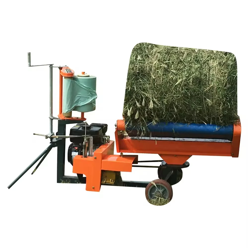 Mini Round Hay Bale Wrapper Pine Straw Baler For Sale Strict Time ...