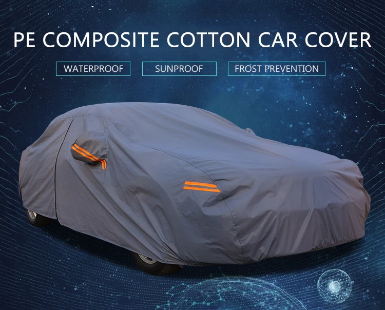 PEVA PE Cotton Car Body Cover All Weather Waterproof 90% UV Protection ...