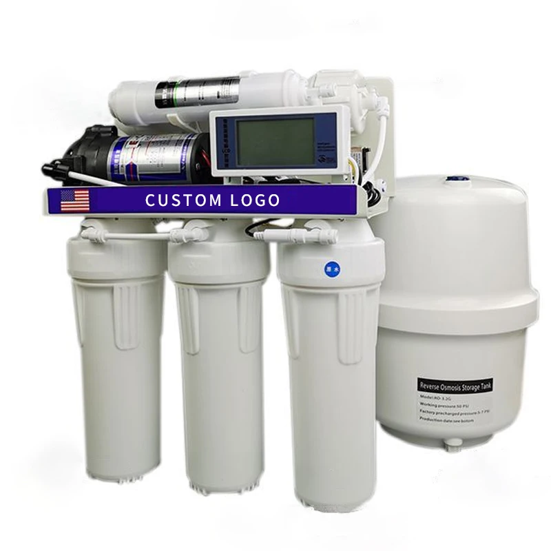 Water Filter Stainless Steel 7 Stage Purifier RO for Household Water ...