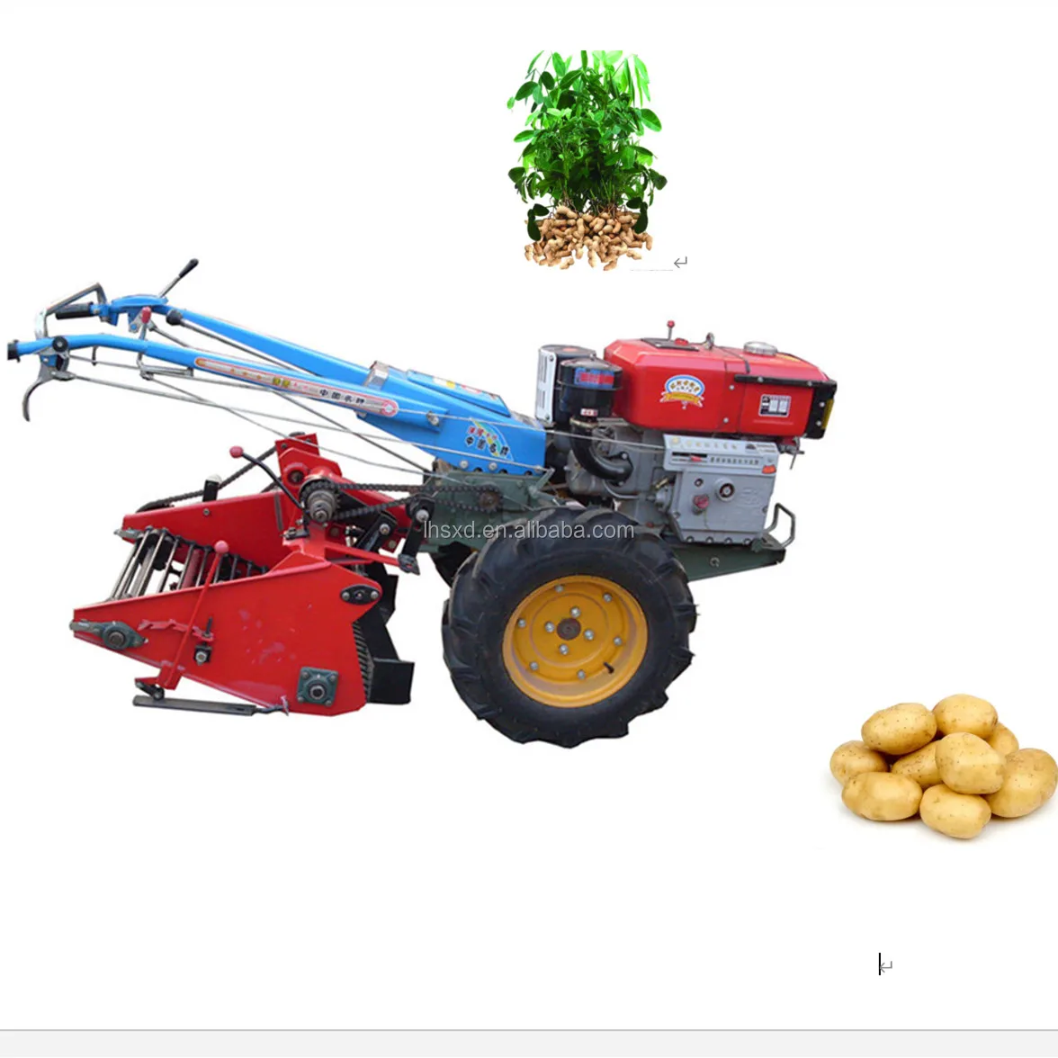 Tractor Mounted Single Row Potato Harvester - High Efficiency