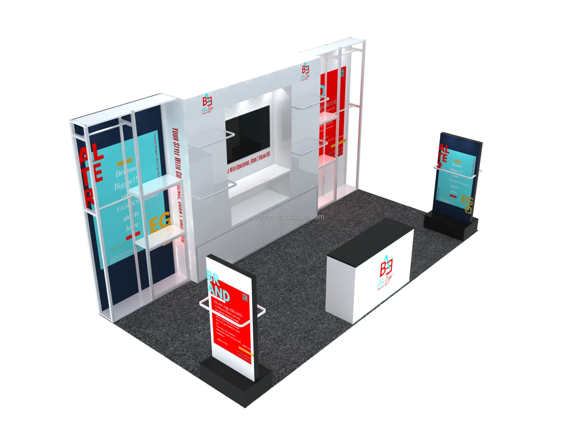Modular Trade Show Display Booths - Custom Sizes & Designs