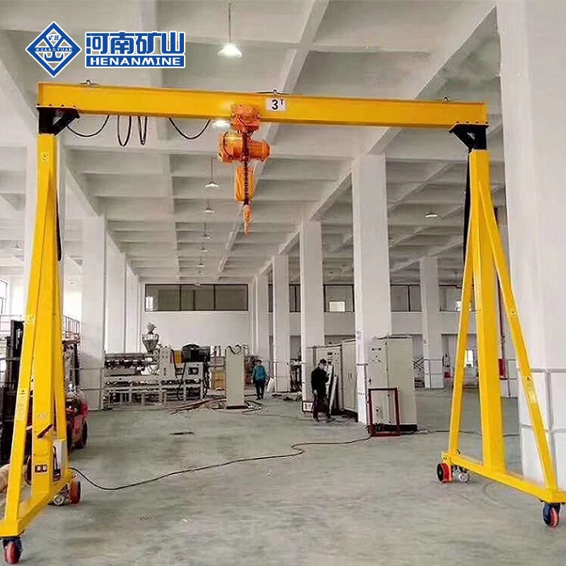 Height Adjustable Portable 2 Ton Gantry Crane 3 Ton for Workshop ...