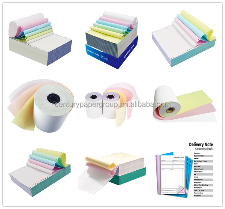 Fan Fold Computer Paper Ncr Carbonless Paper In Sheet - Buy Carbonless ...