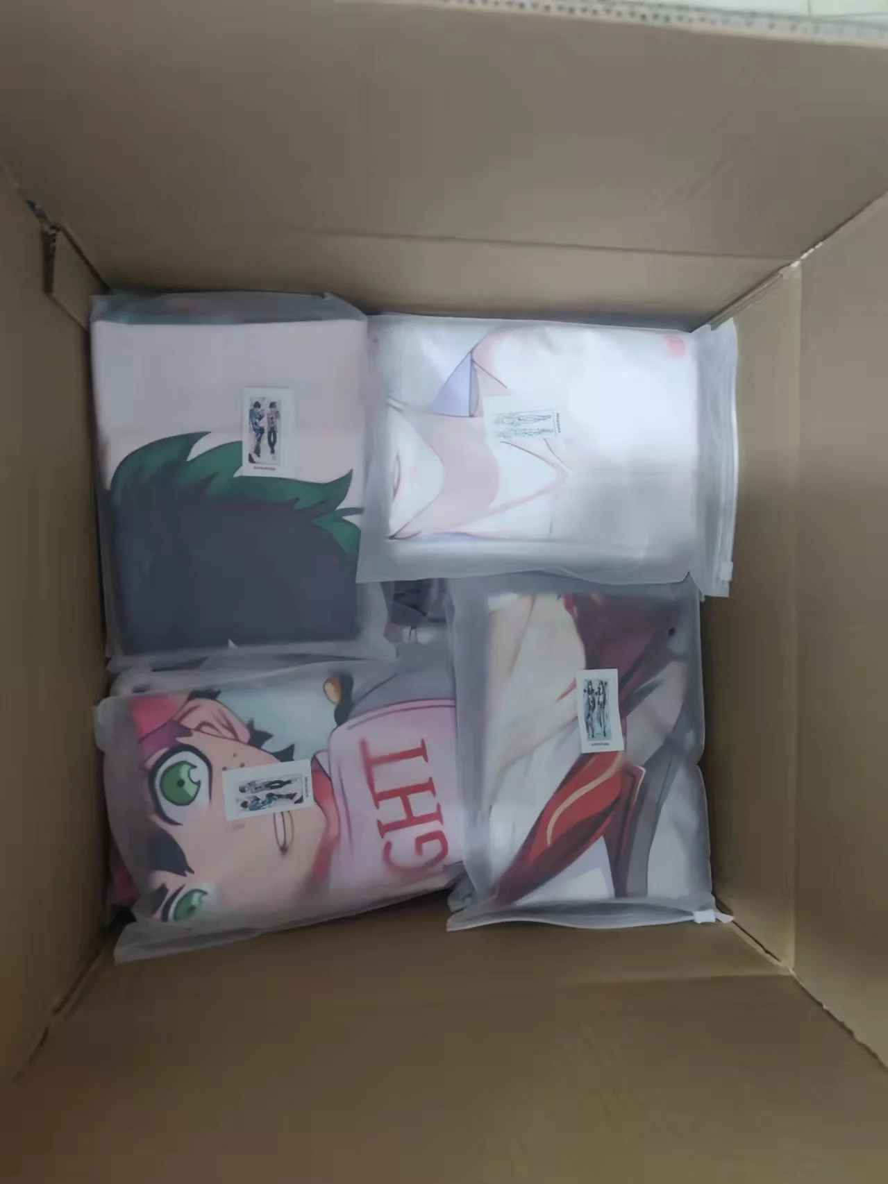 Custom Dakimakura Logo 2 Way Tricot Soft Polyester Anime Decorative Pillow Case Digital Printing
