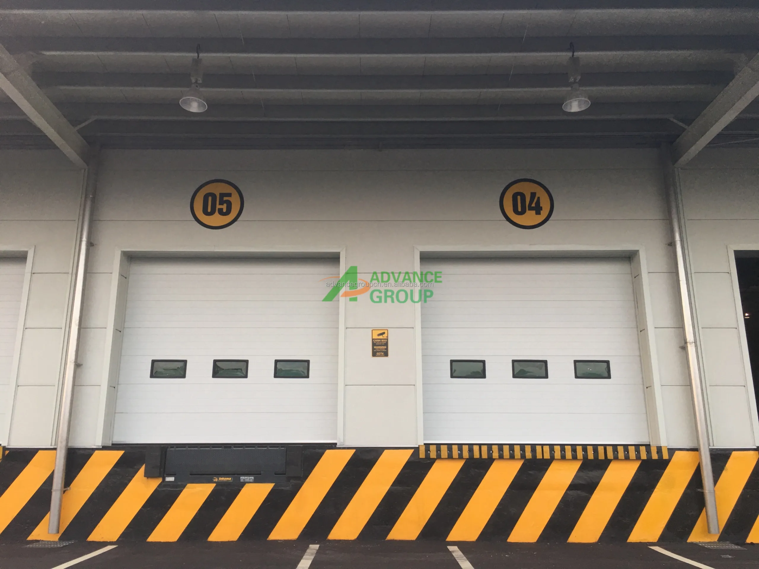 Factory Lifting Automatic Sliding Warehouse Overhead Industrial Door ...