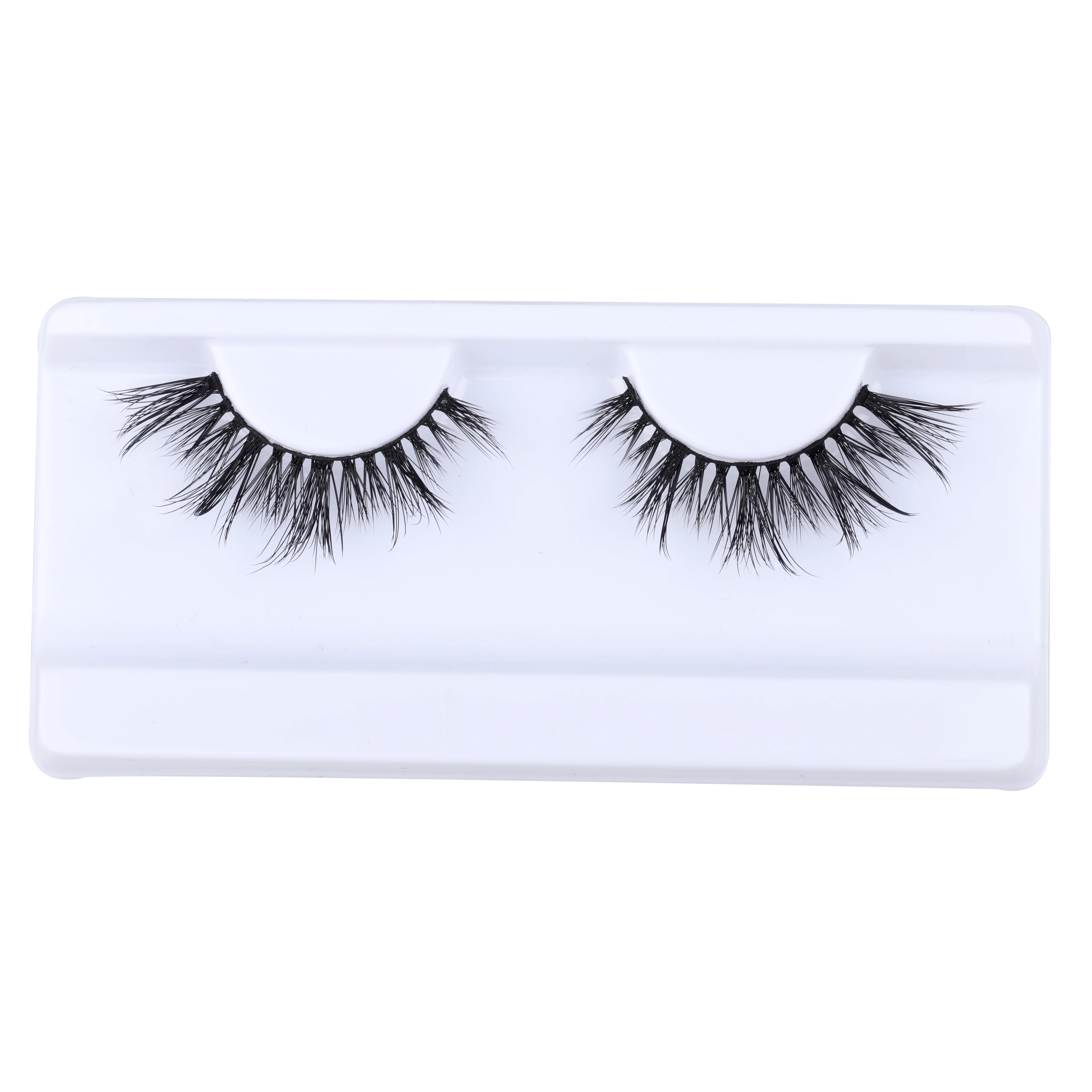 2023 New Classical 0.1mm Pbt Fiber Silk Vegan Strip Lashes That Look ...