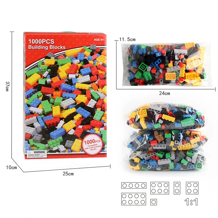 Alibaba.com: 1000 Pcs Toys Education Building Blocks, DIY Creative ...