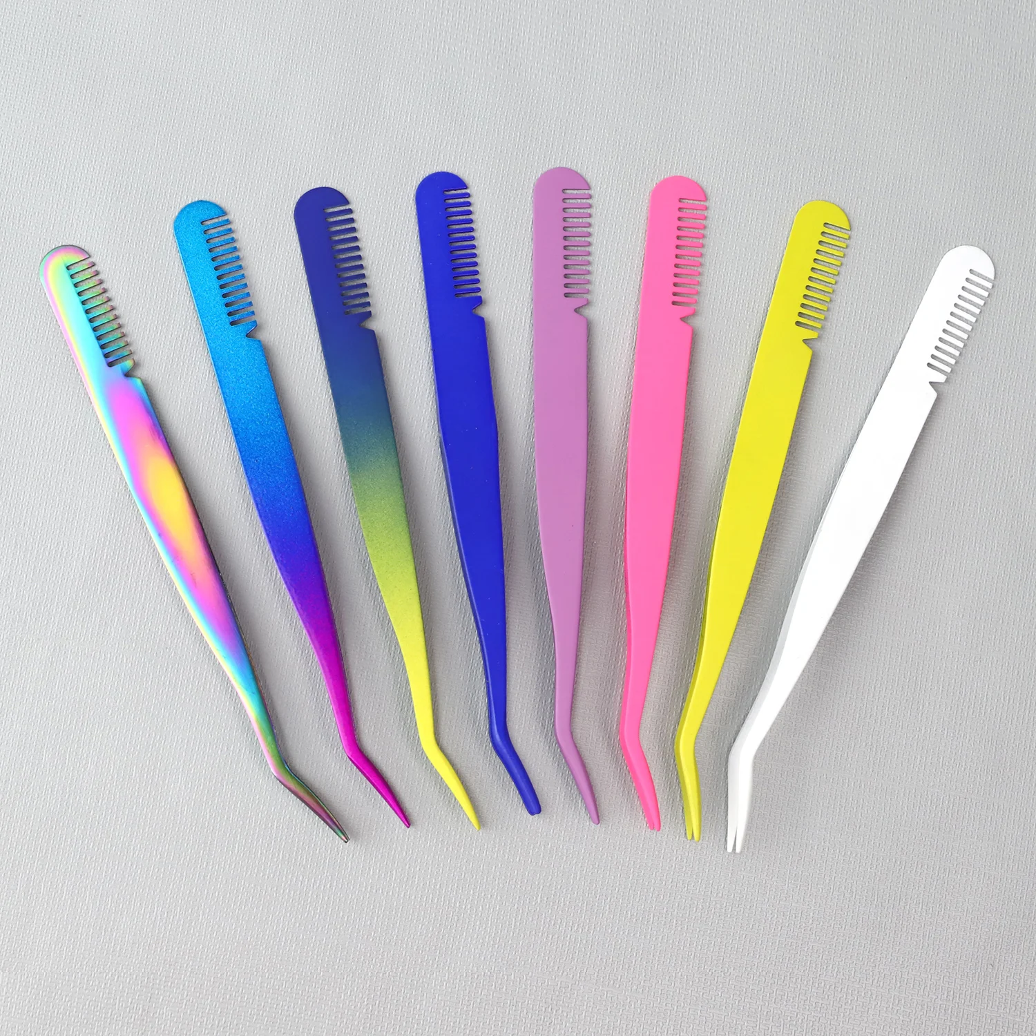 Custom Logo Rose Gold Strip Lash Applicator Custom Logo Eyelash Applicator Tweezers With Logo ...