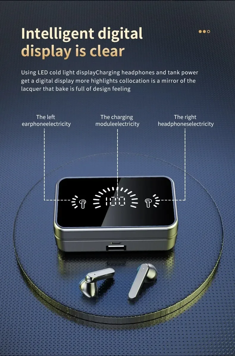 S20 TWS Blue Tooth Wireless Ear Phones Hi-Fi Stereo Sports Gaming ...