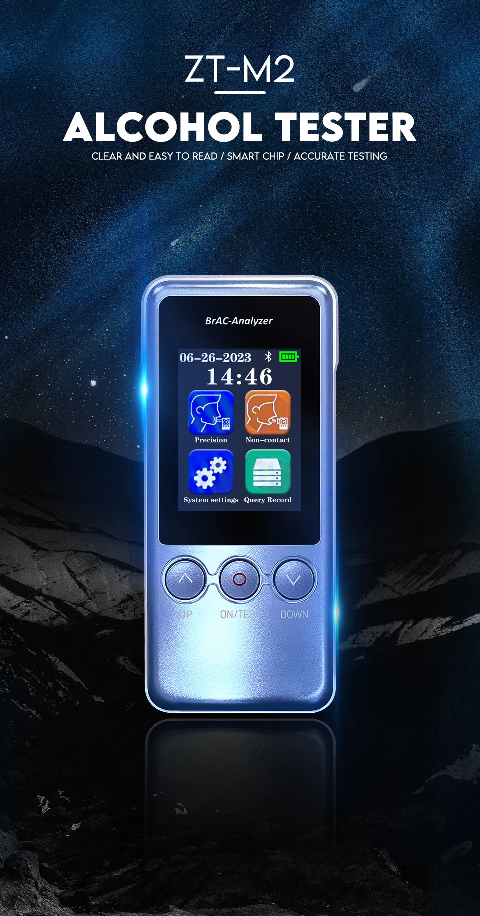 2023 Japan's Alcohol Tester Blowing Tester Portable Drunk Wine Driving ...