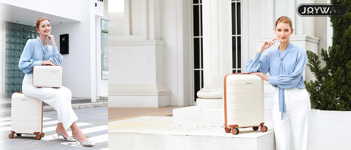 Luggage 5 Piece Sets - Lightweight Rolling Hardside Travel