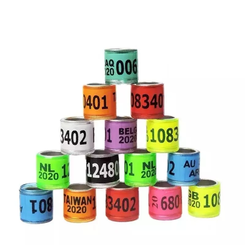 Good Quality Lazer Engraving Print Ring For Pigeon Personalizados ...