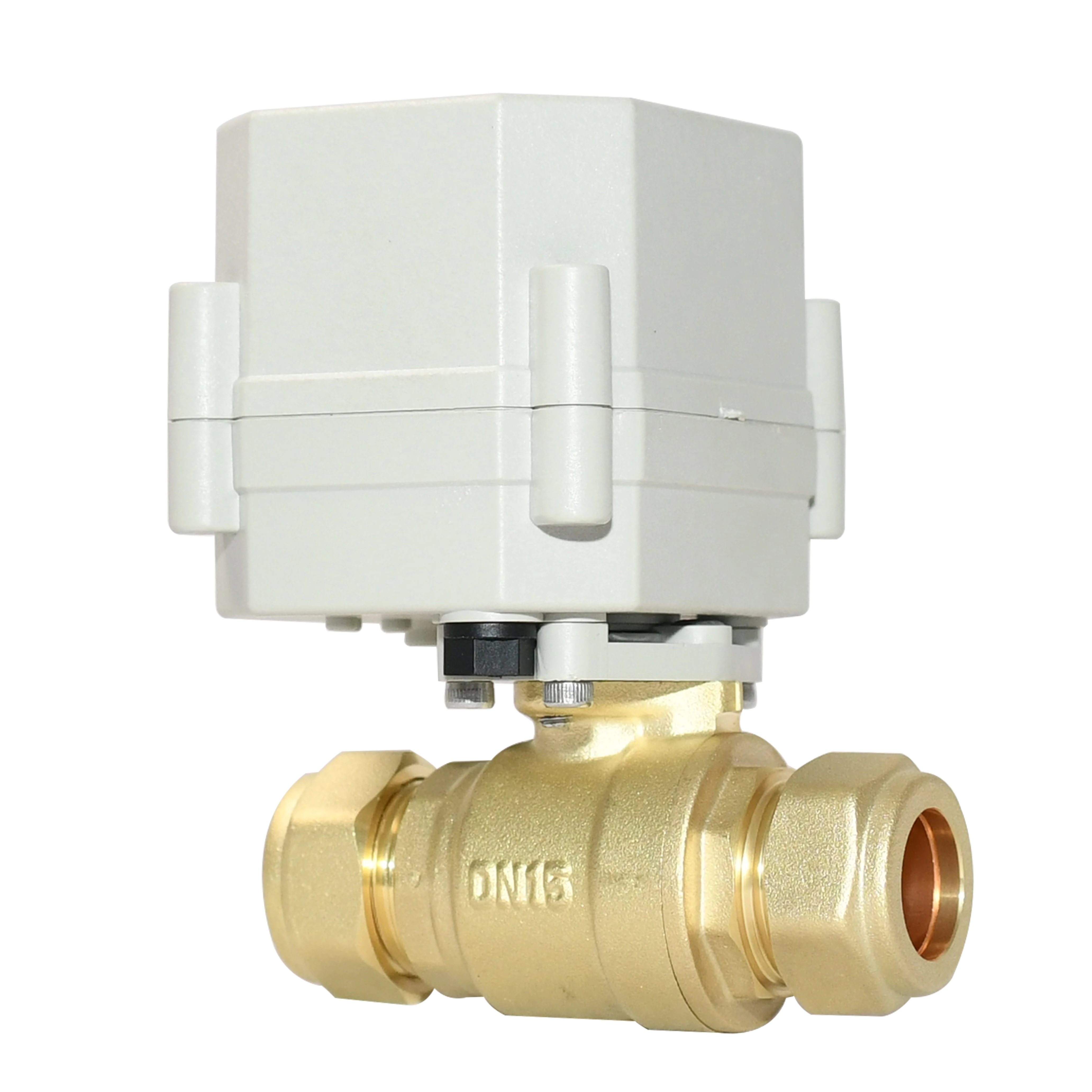 2-way 1/2'' Proportional Control Modulating Brass Ball Valve 9-24vdc ...