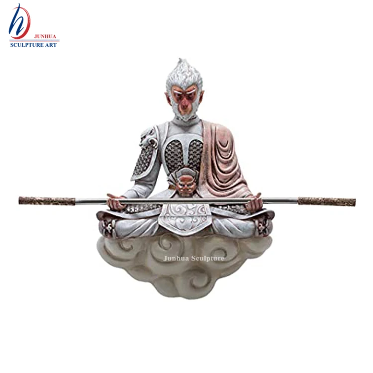 Chinese Style Life Size Bronze Sun Wukong Statue for Outdoor