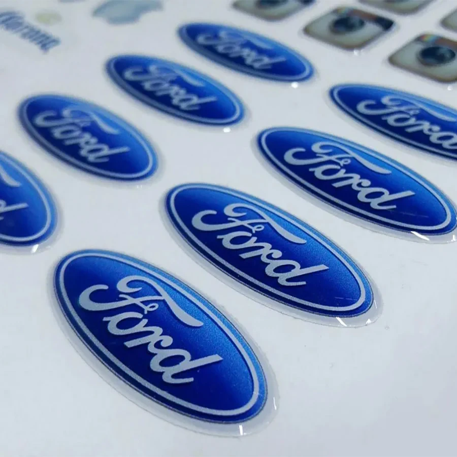 Custom Epoxy Dome Logo Epoxy Sticker Polyurethane 3d Dome Stickers With ...