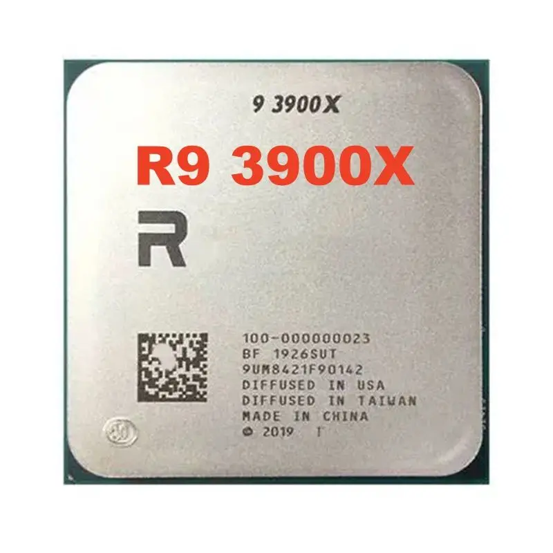 AM4 CPU R9 3900X Processor 7nm 12core 105w 3.8GHz 3900X CPU Processor ...