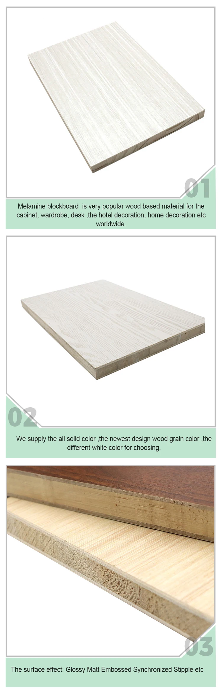 Block Laminated Board 25mm Block Board Laminated Lightweight Laminate ...