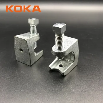 Factory M8 Threaded Steel Beam Clamps Universal Ductile Malleable Iron ...