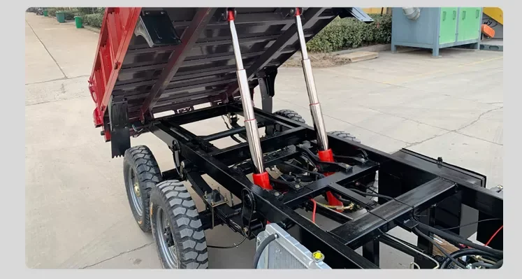 350CC Motorized Tipper Cargo Tricycle - 9 Wheels & 400kg Capacity