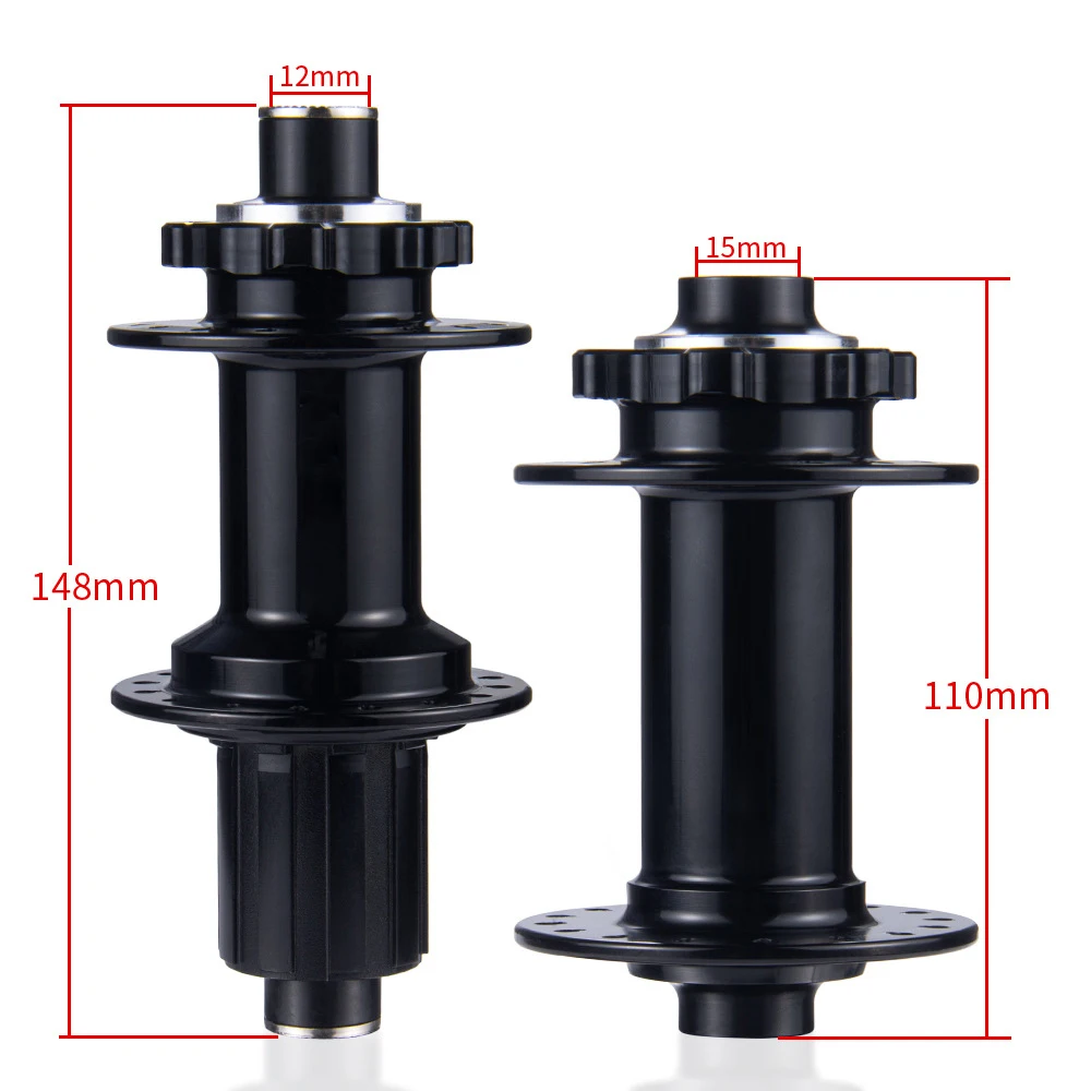 6 Pawls Cycle Hub Thru Qr Aluminum Sealed Hubs Front Rear 32 Holes Disc ...