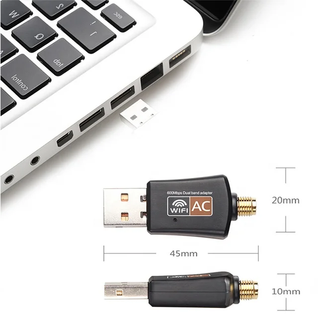 USB2.0 Wireless Adapter MT7601 RTL8188 WiFi Dongle for Laptop/TV Box ...