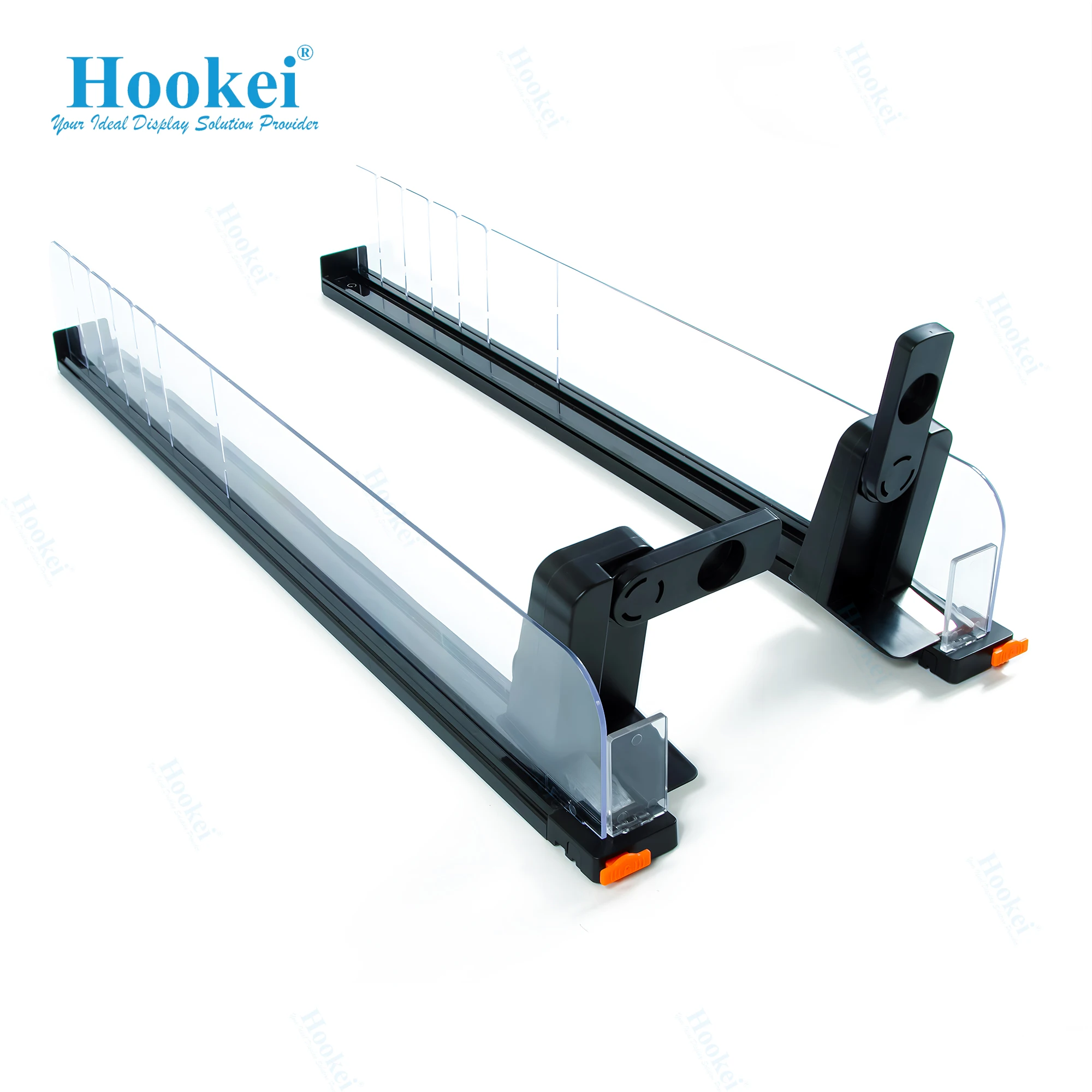 Supermarket Automatic Plastic POS Shelf Divider Dispenser