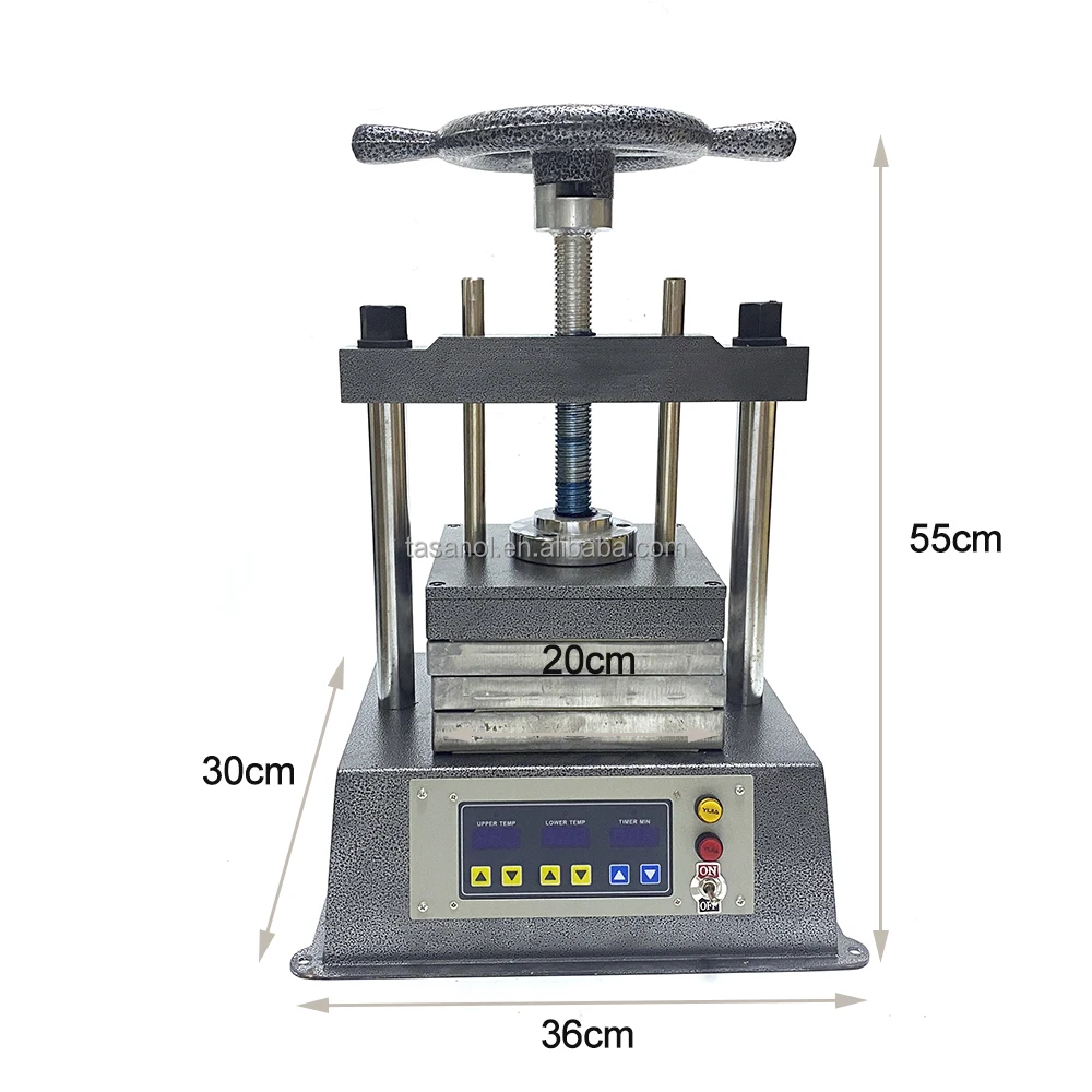 8x8 Inch Jewelry Rubber Mold Vulcanizer - Double Temp Control