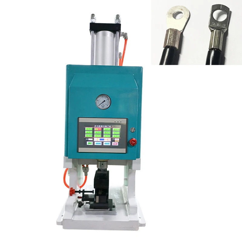 10T Hydraulic Terminal Crimping Machine 2.5 to 70 SQMM Large Cable Lug ...