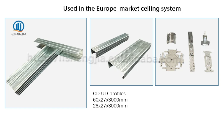 Gypsum Channel Ceil Metal Furring Steel Keel Channel Furring Aluminized ...