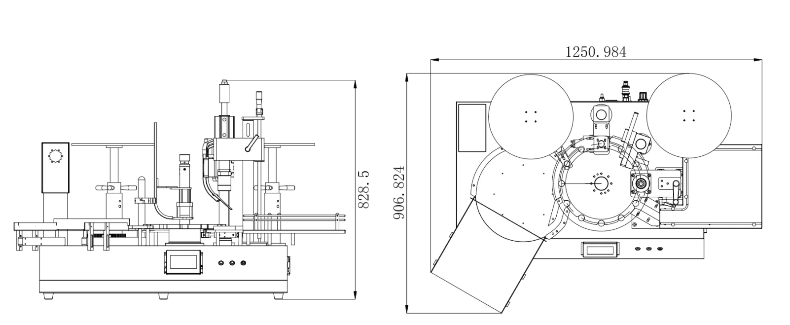 Lab Clean Room Desktop Type Liquid Small Vial Filling Machine