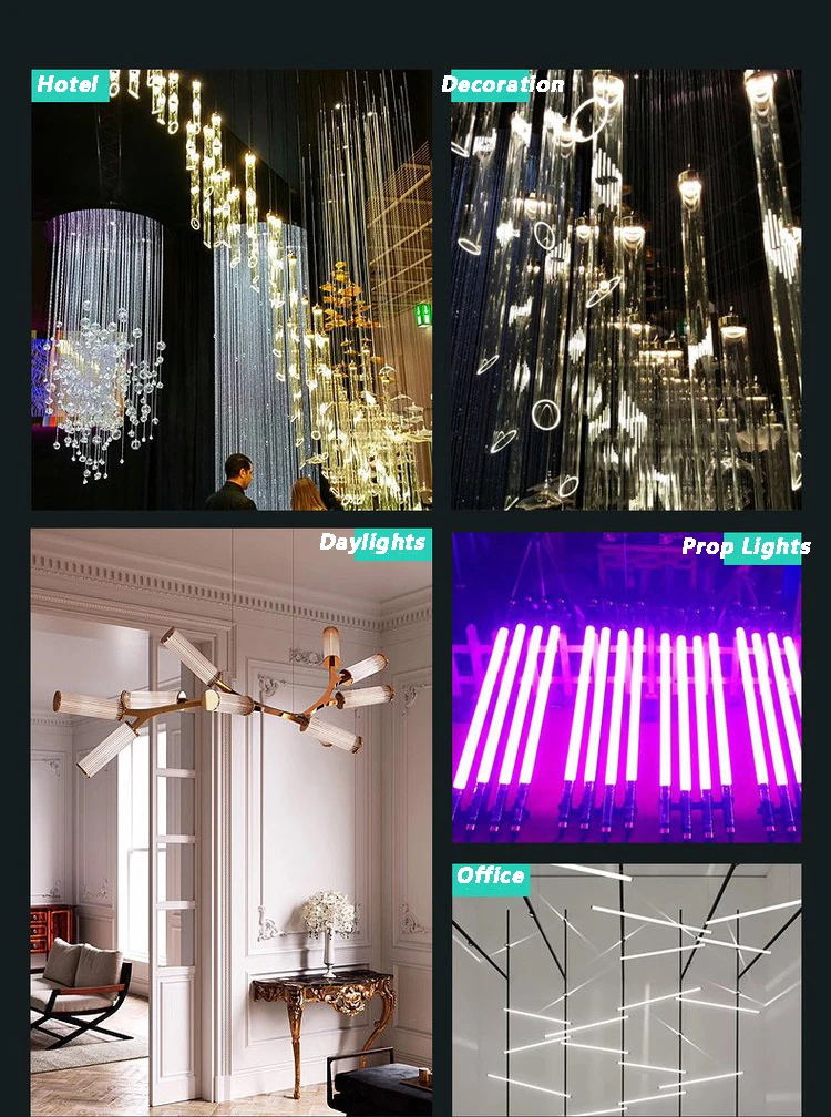 Extruded Colored Acrylic Tube - Perfect for Lighting Solutions