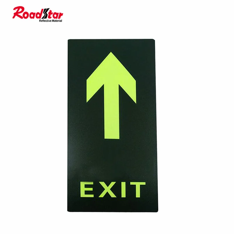Waterproof Emergency Exit Sign Photoluminescent Exit Sign Luminous Exit ...